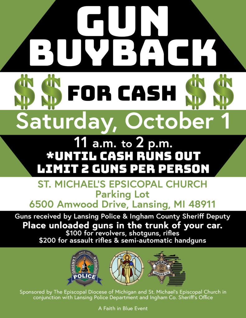 Gun Buyback_Lansing – Episcopal Diocese of Michigan